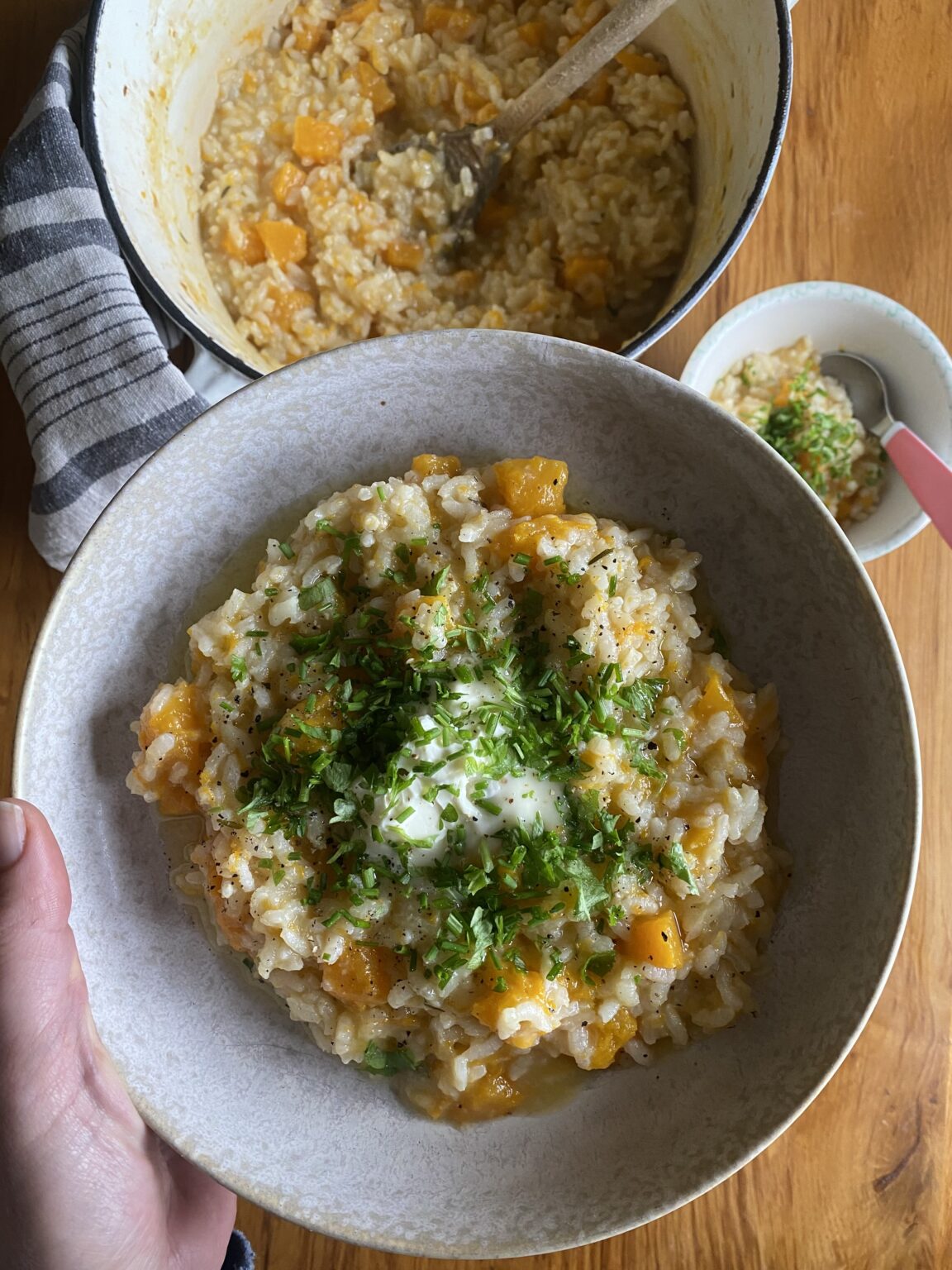Baked Pumpkin Risotto | Boob to Food