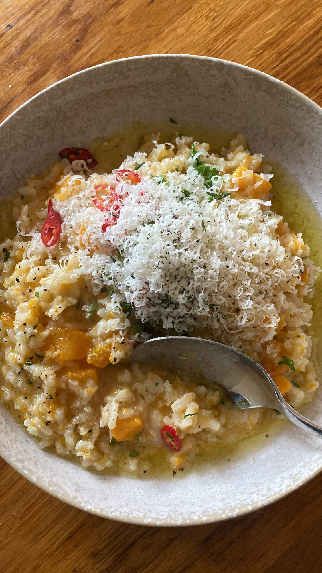 Baked Pumpkin Risotto | Boob to Food